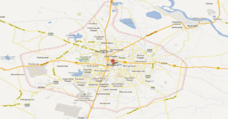 Tourist Map Guide of Nagpur - Mumbai Orbit