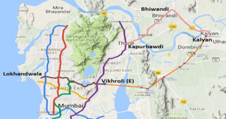 Tourist Map Guide of Kalyan-Dombivli - Mumbai Orbit