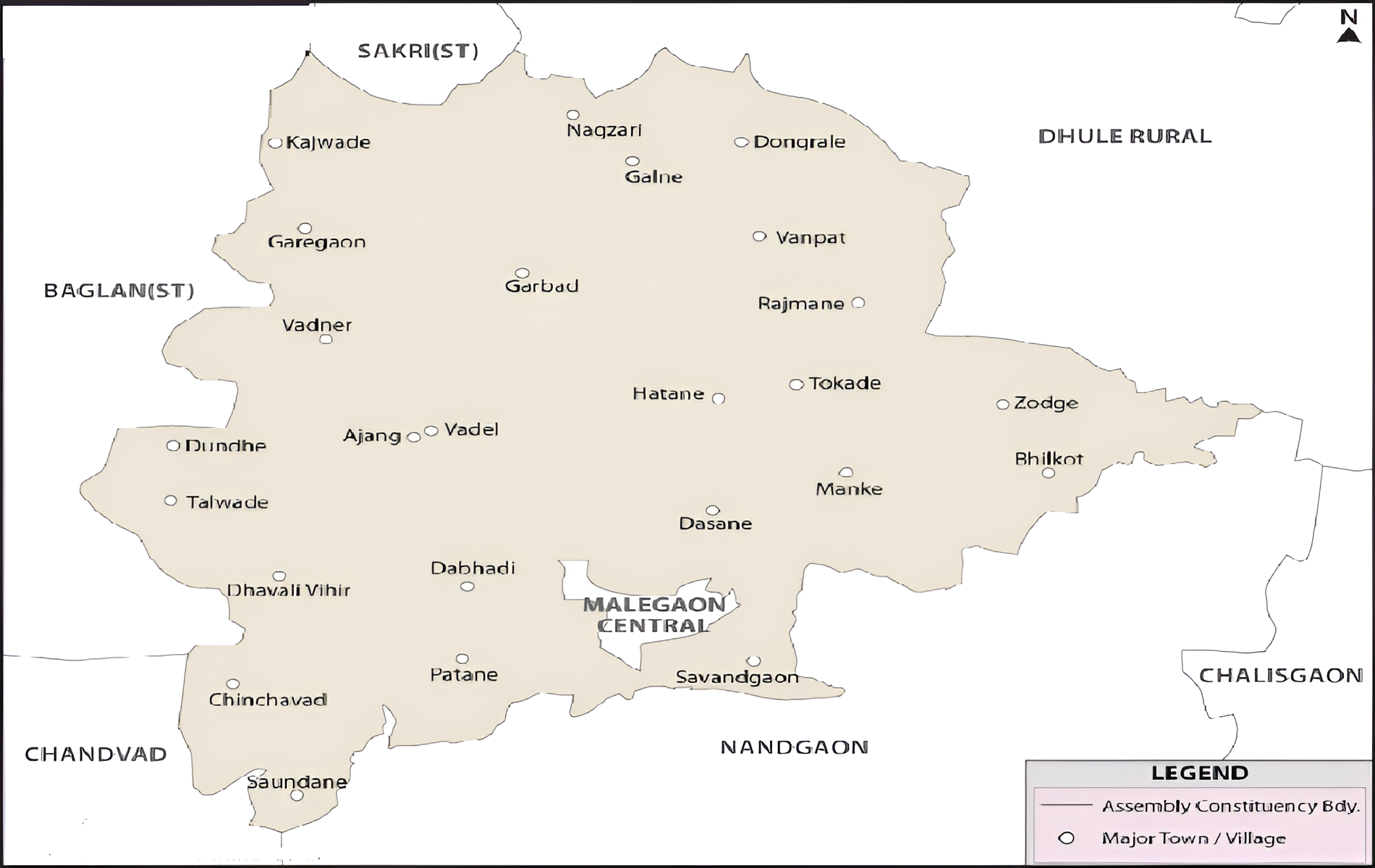 Tourist Map Guide of Malegaon - Mumbai Orbit